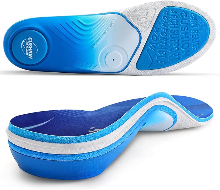 PCSsole Gen 2 Orthopaedic Insoles | For Plantar Fasciitis, Heel Spur ...