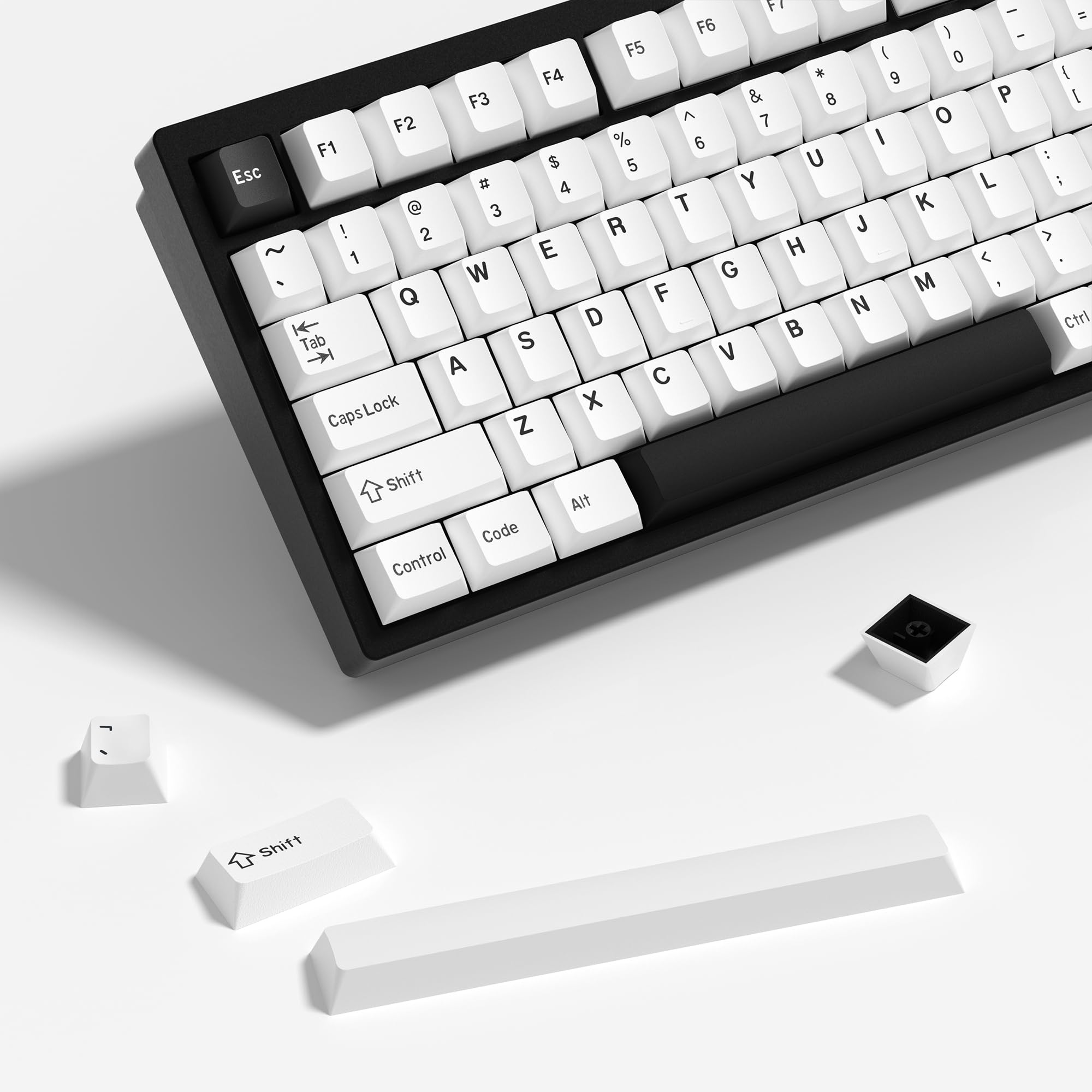 Amazon.com: KBDiy Bow PBT Double Shot Keycap Set,174 Keys White and ...