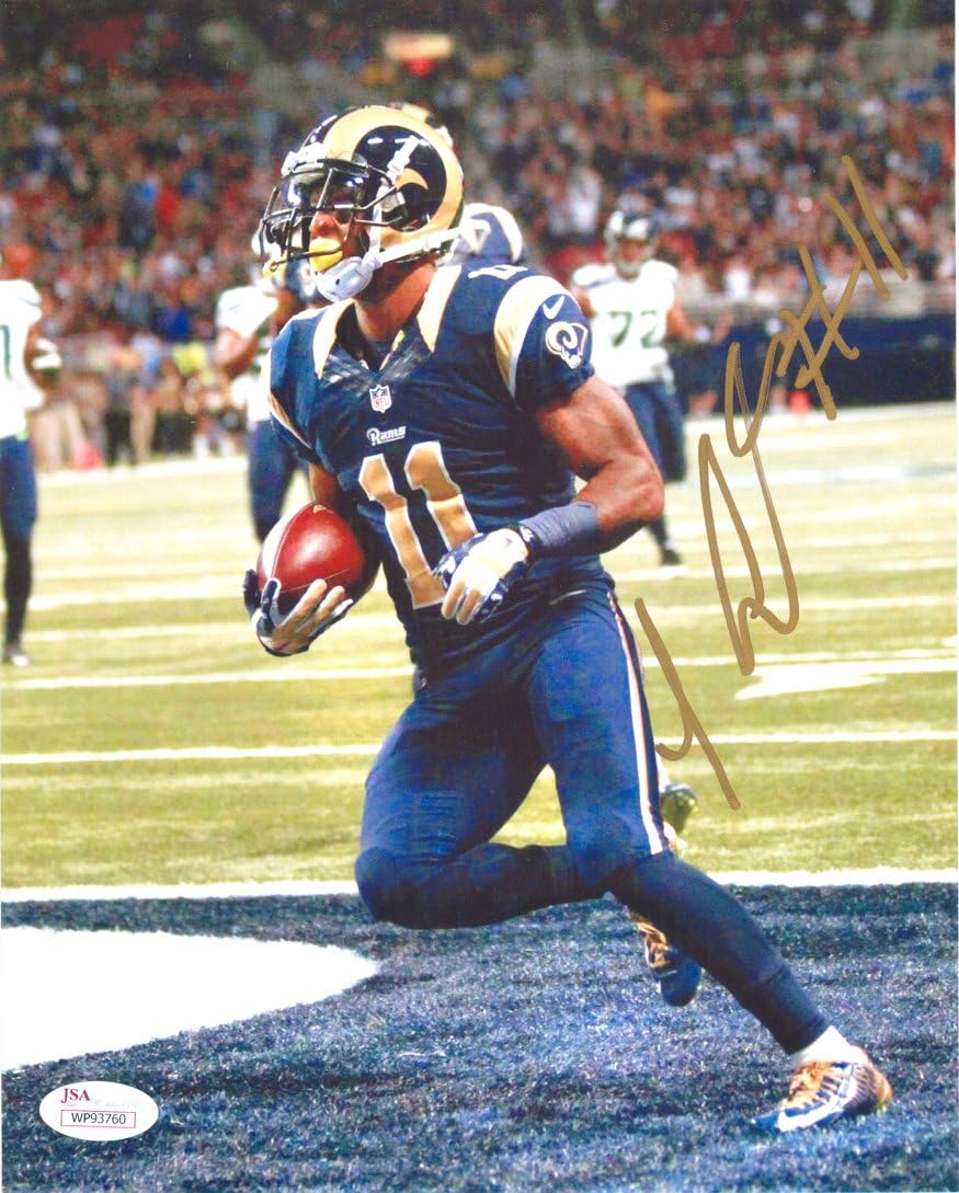 JSA Authentic Tavon Austin Autograph Los Angeles Rams Touchdown 8x10 ...