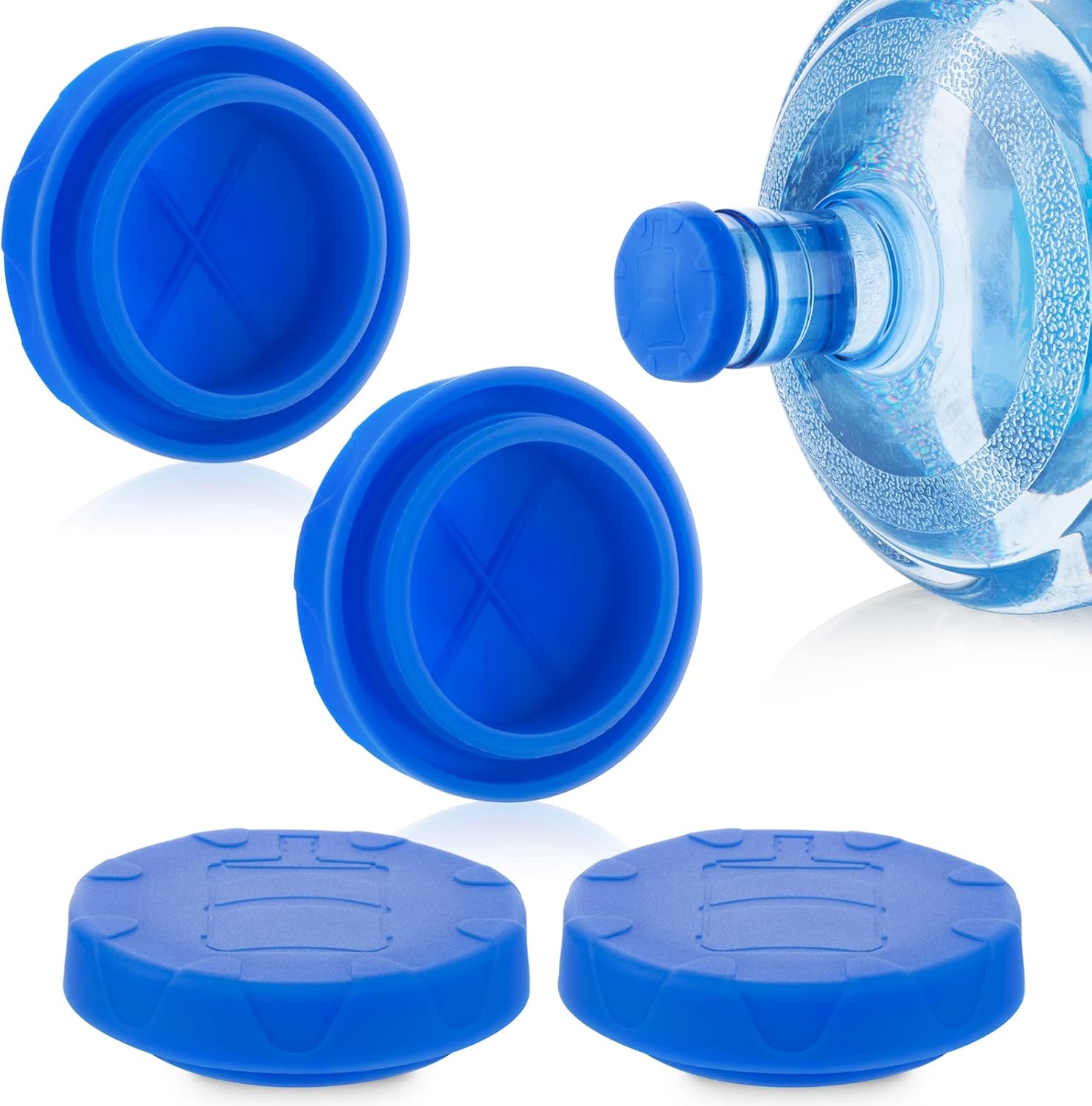 Amazon.com: 5 Gallon Water Jug Cap, Silicone Spill Resistant, Reusable ...