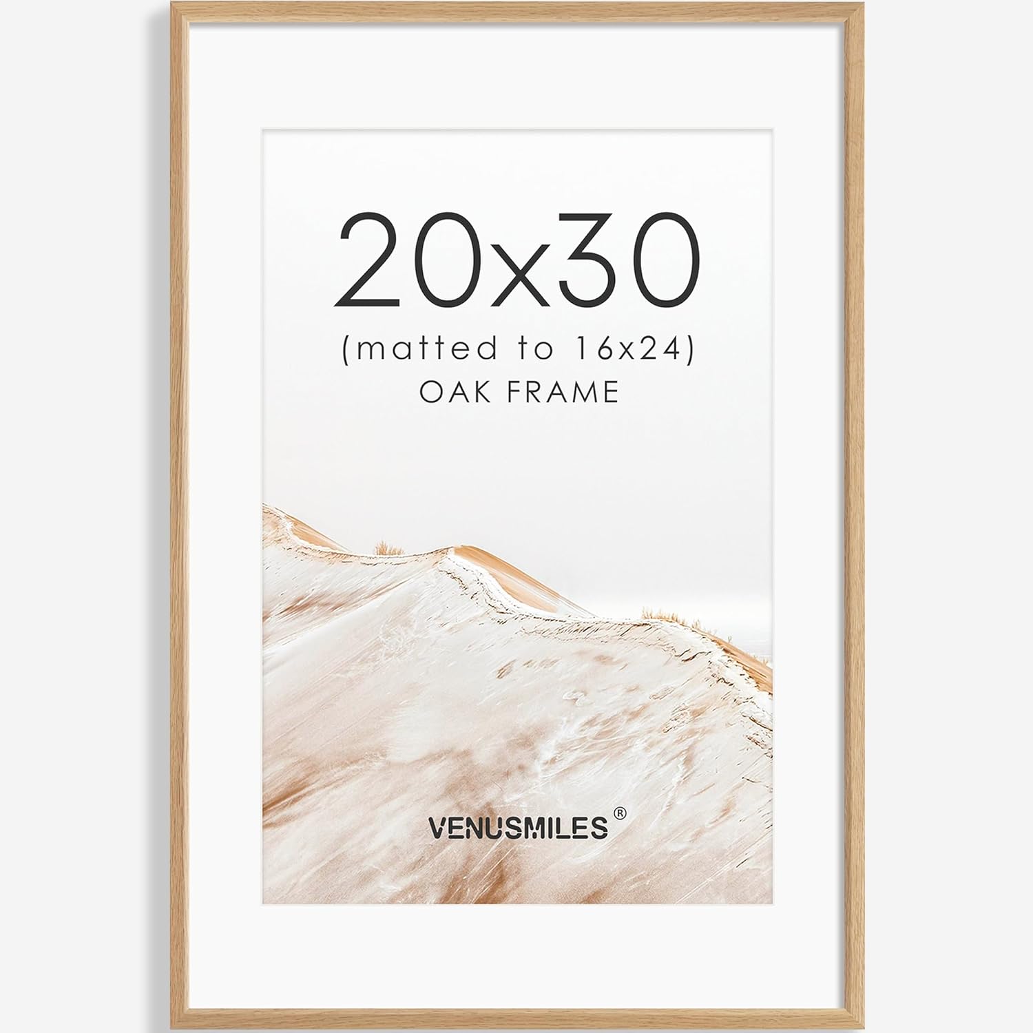 Amazon.com - Venusmiles 20x30 Poster Frame Natural Solid Oak Photo ...
