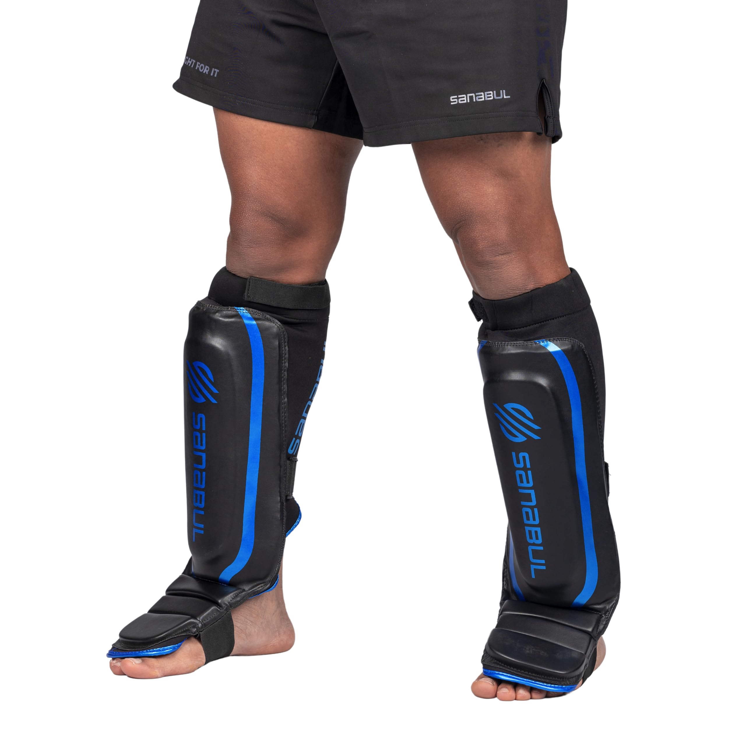 Snapklik.com : Sanabul Essential Hybrid Sleeve Kickboxing Shin Guards ...
