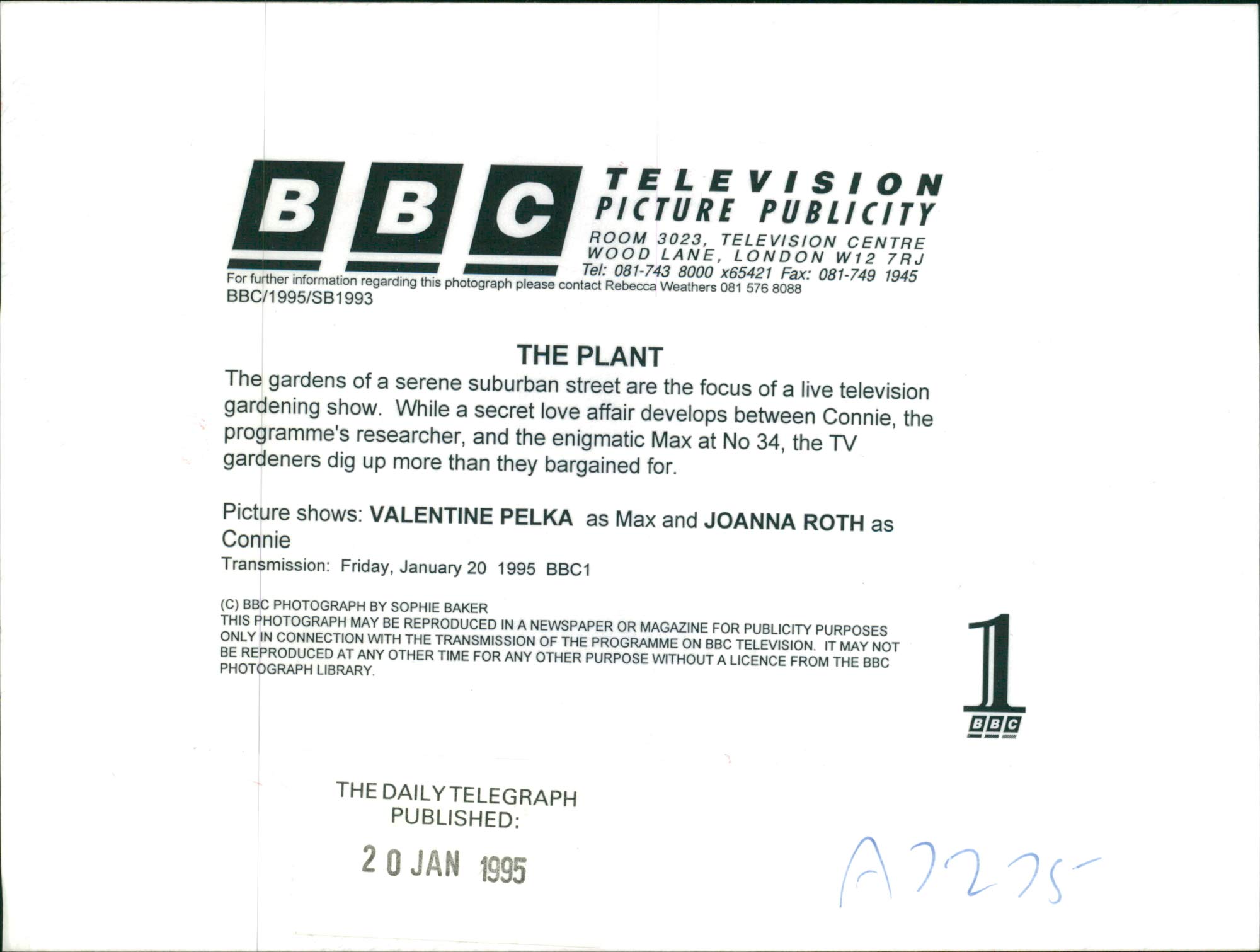 Joanna Roth Actress The Plant