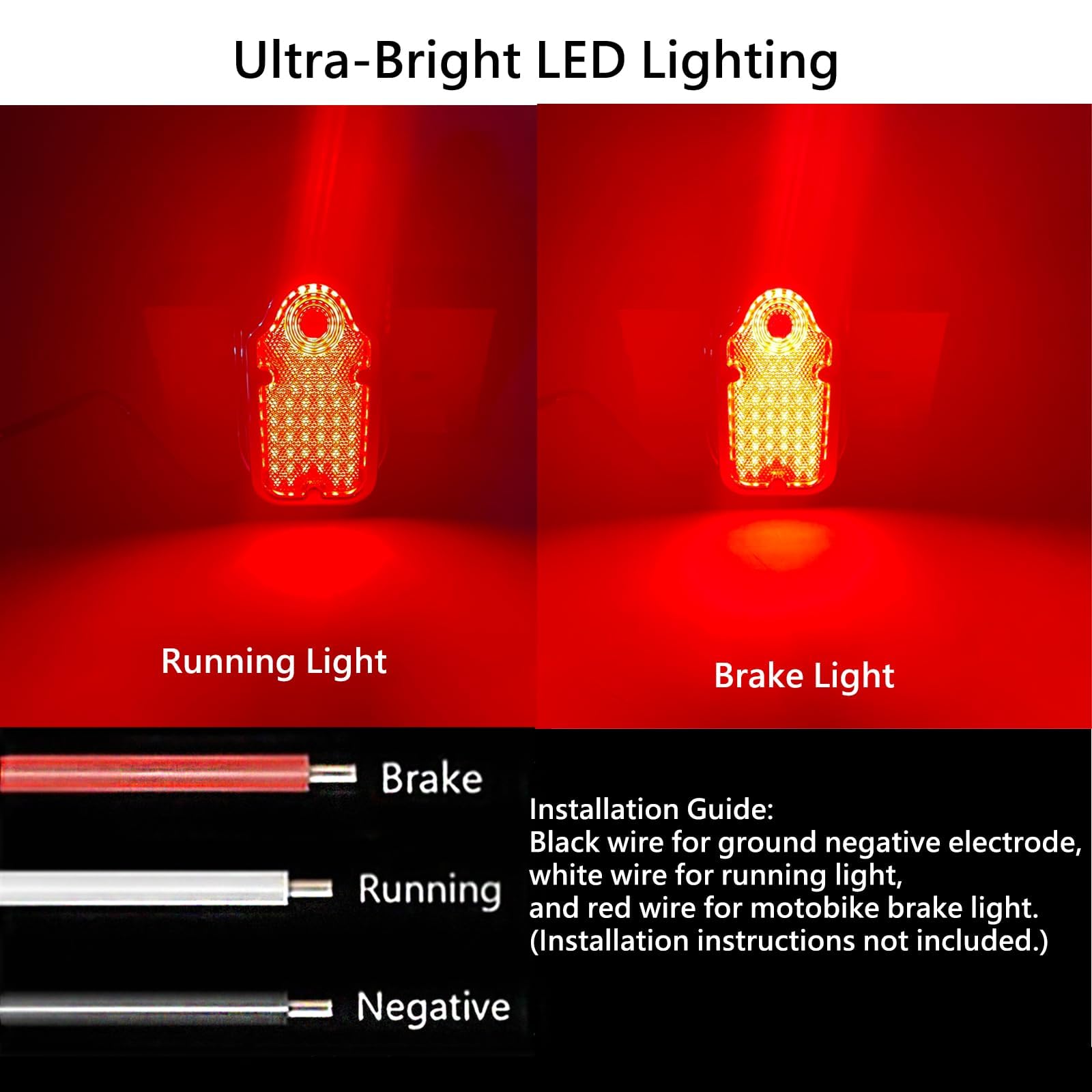 Snapklik.com : NEOCHIAEVO Motorcycles LED Tombstone Brake Tail Light ...