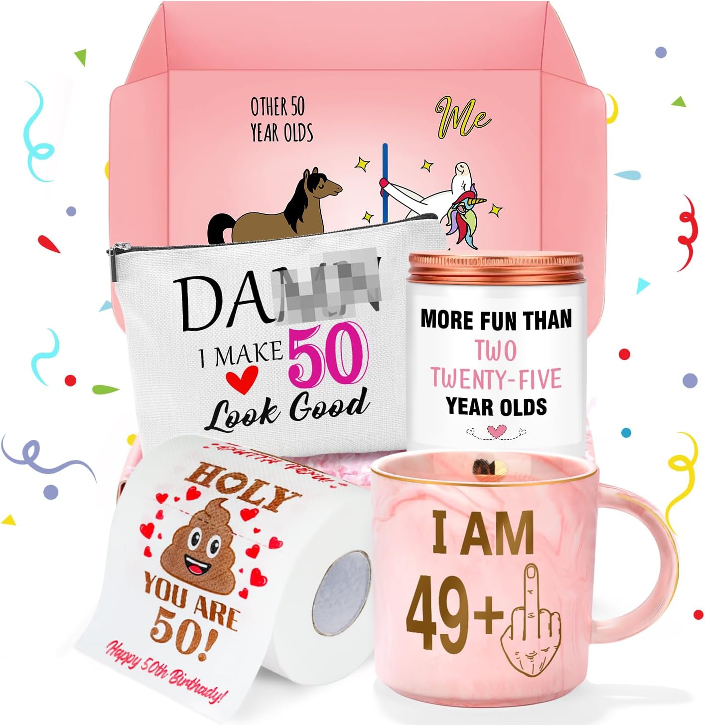 Amazon.com : Birthday Gifts for Women, Happy Birthday Bath Set Gift ...