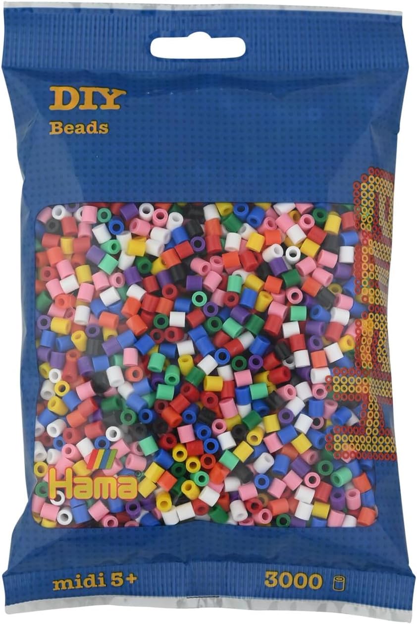 Hama Beads Mermaid and Dolphin Arts and Crafts Kit, Hama Fuse Beads Set ...