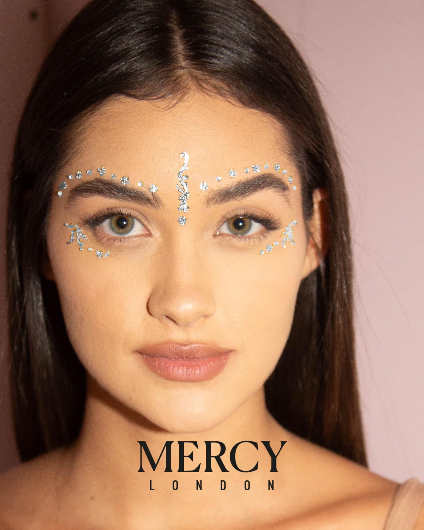 Snapklik.com : Gwen Silver Bindis MERCY LONDON Crystal Indian Bindi ...