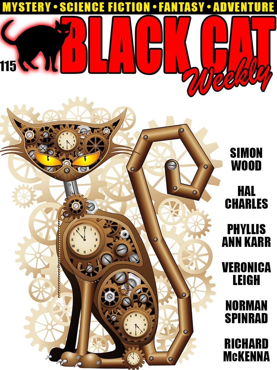 Black Cat Weekly #115 eBook : Spinrad, Norman , Leigh , Veronica , Karr ...