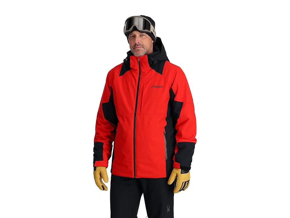 Spyder Contact Jacket (Volcano) Men's Clothing International Shipping