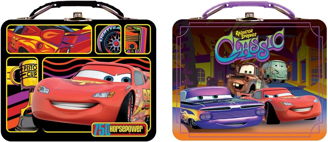 Amazon.com: Lunch Box - Disney - Cars Metal Tin New (1 Style Only ...