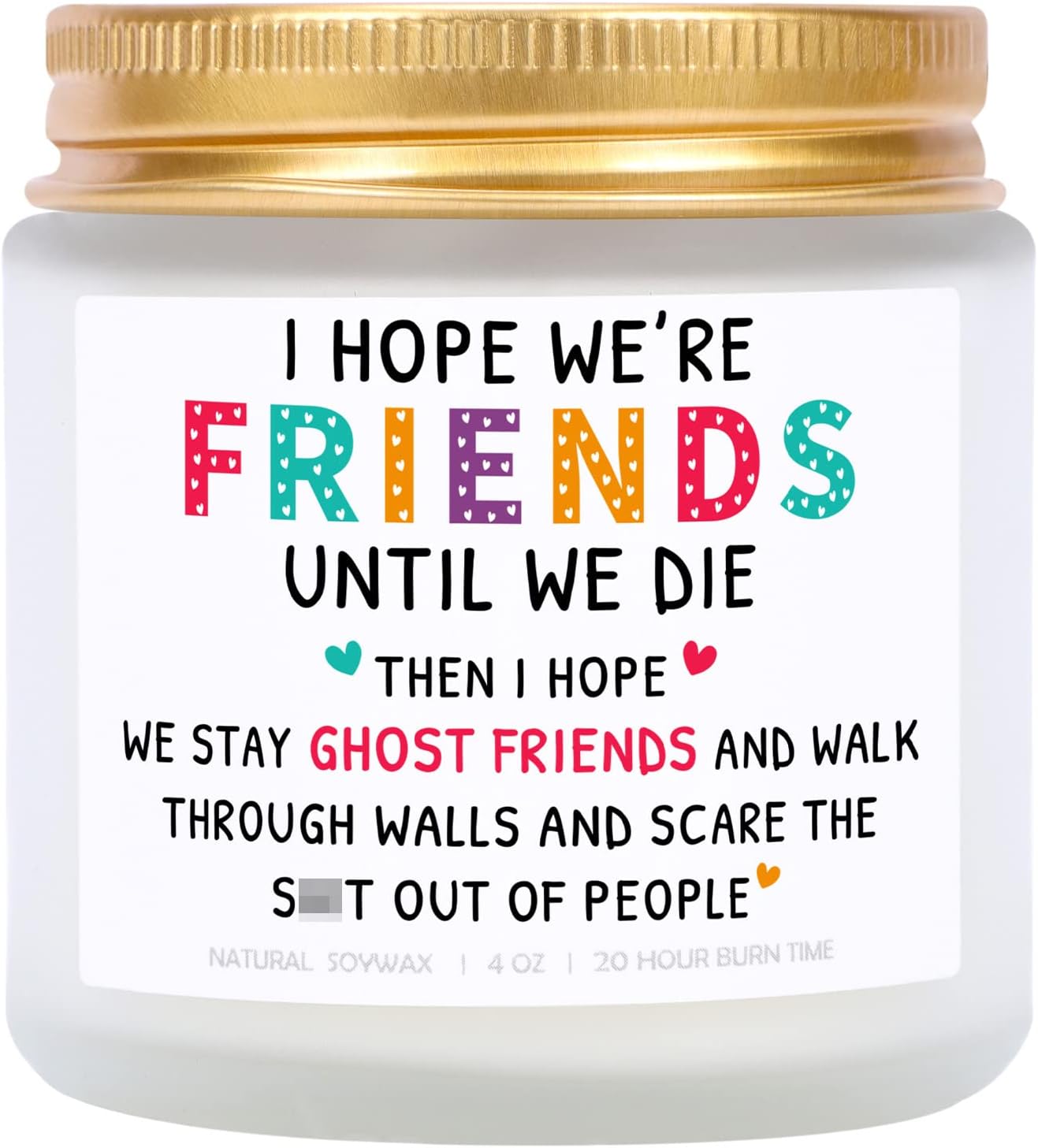 Amazon.com: Best Friend Candles Gifts for Women, Funny Birthday Gift ...
