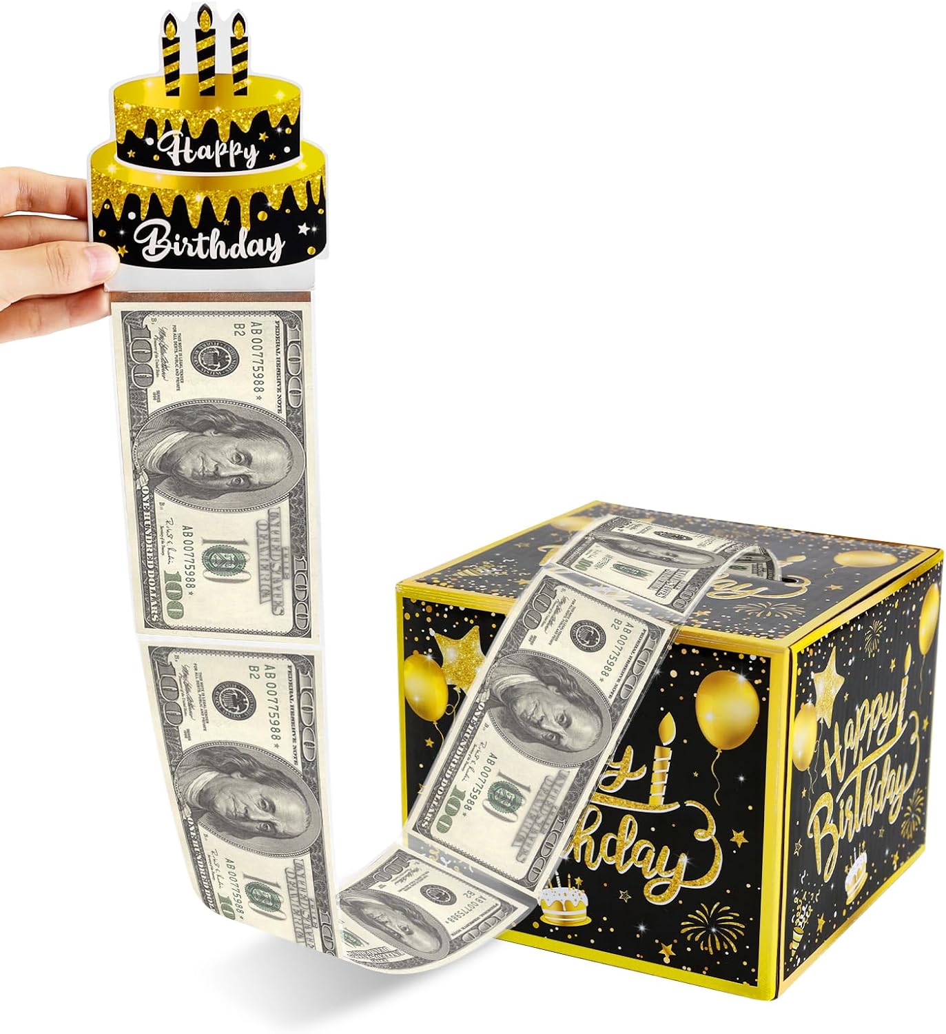 Money Box for Cash Birthday, Surprise Gift Box for Money, Money Gift ...