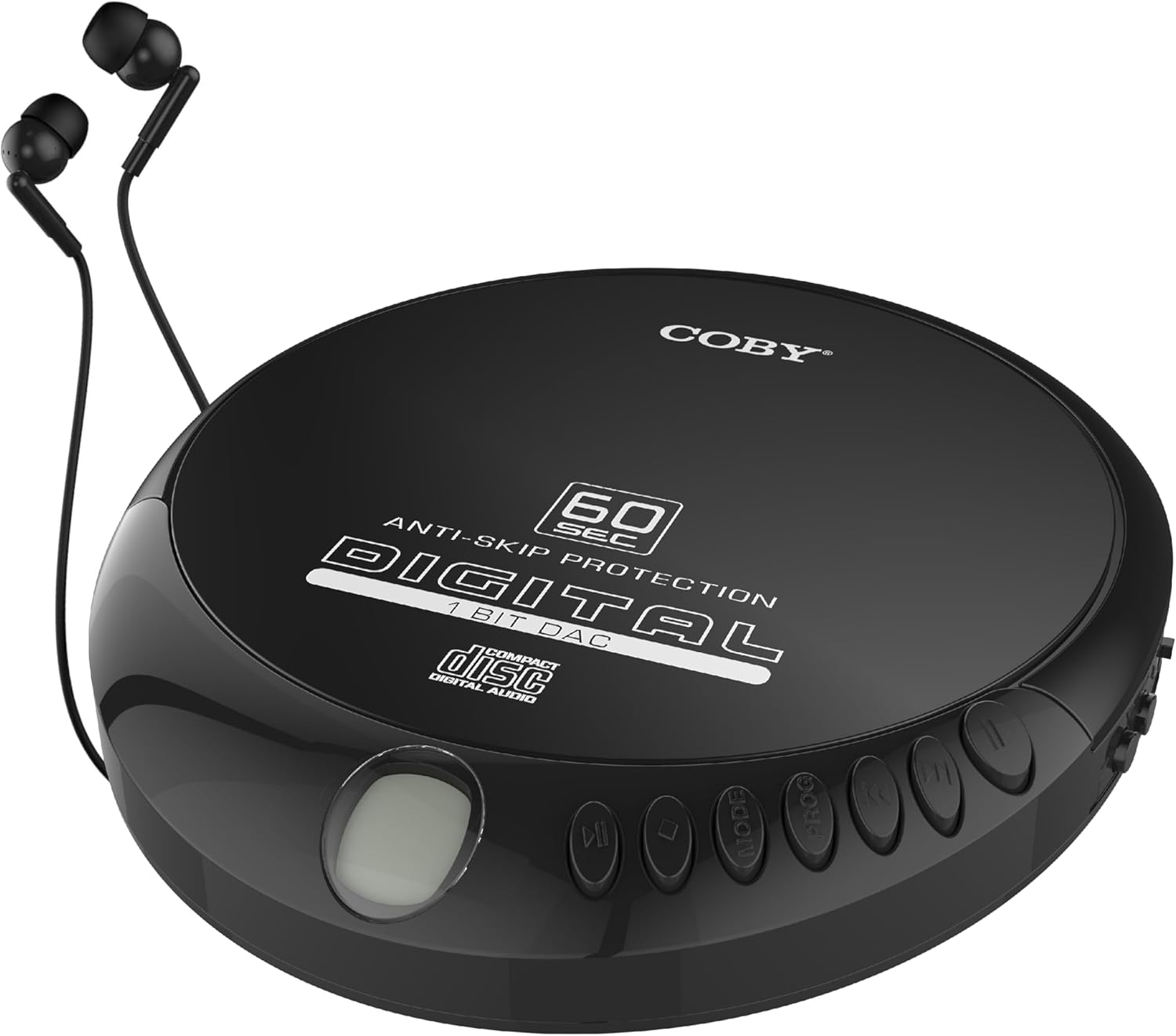 COBY Portable Compact Anti-Skip CD Player – Lightweight & Shockproof ...
