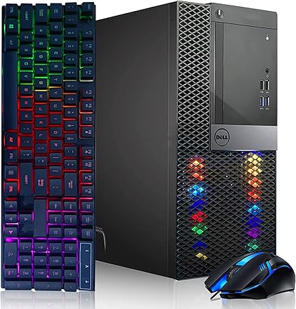 Amazon.com: Dell RGB Gaming Desktop PC, Intel Quad I5 up to 3.6GHz ...