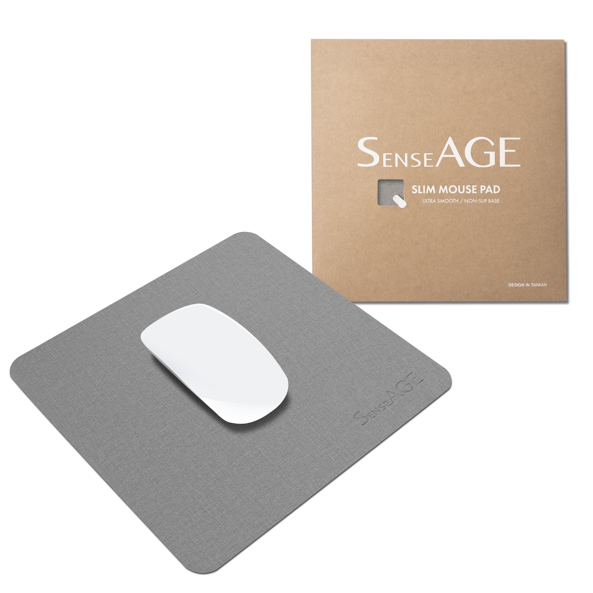 Amazon.com: SenseAGE Slim Mouse Pad for Home/Office, Portable Mouse Mat ...