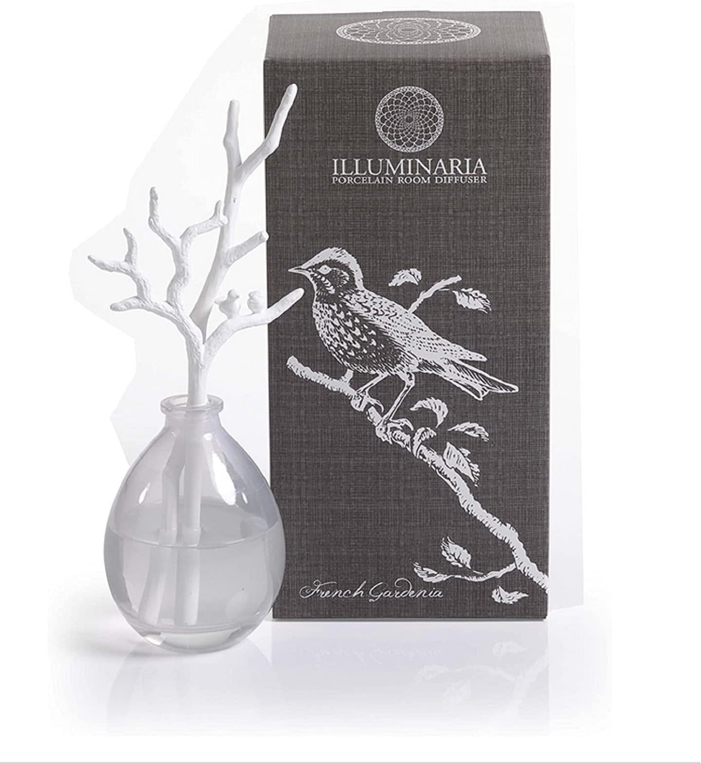 Amazon.com: Zodax French Gardenia ILLUMINARIA Branch Porcelain Diffuser ...