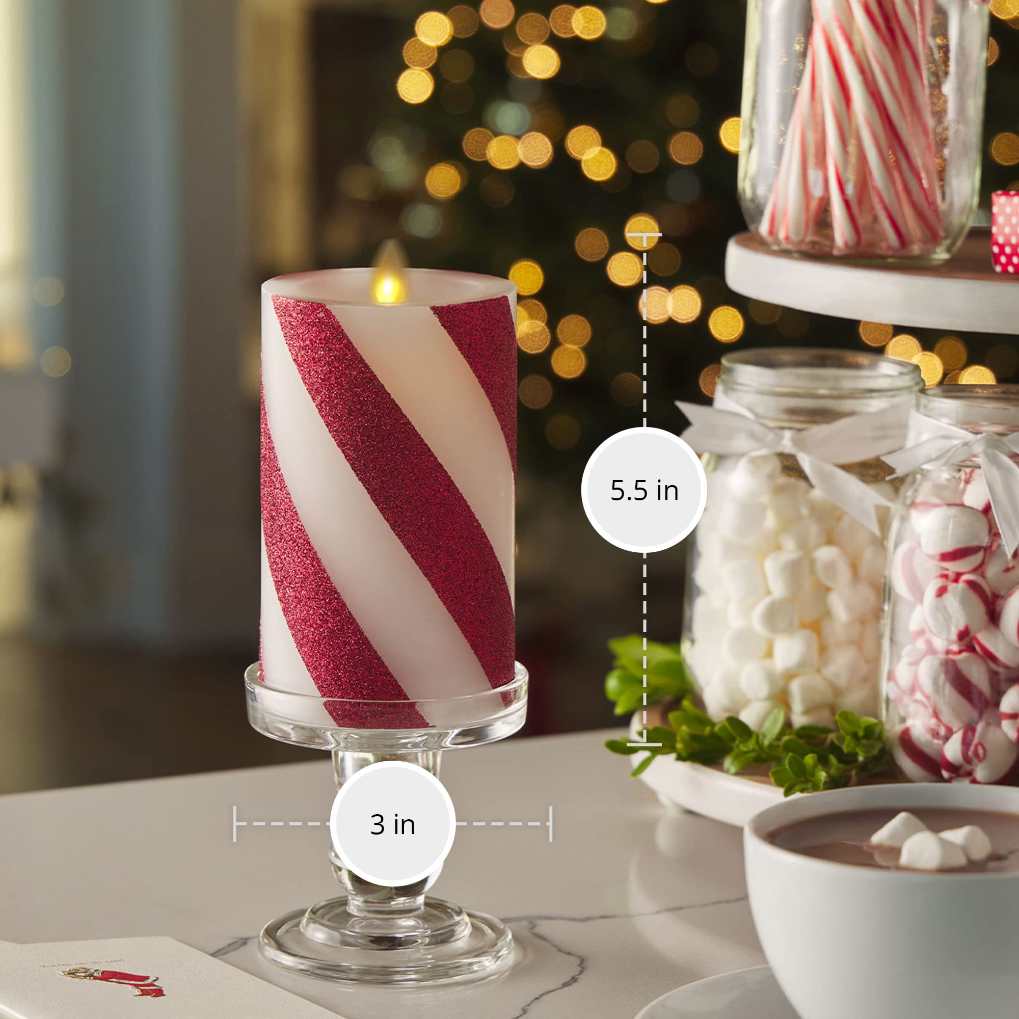 Snapklik.com : Flameless Holiday LED Candle Battery Operated Moving ...