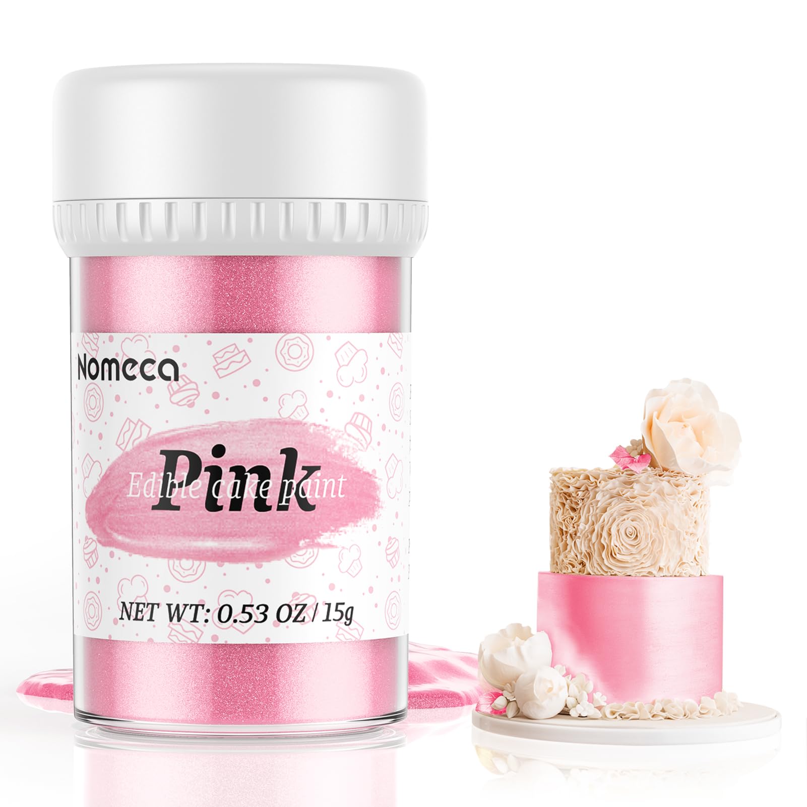 Amazon.com : Edible Gold Paint - Food Grade Metallic Paint for Cake ...