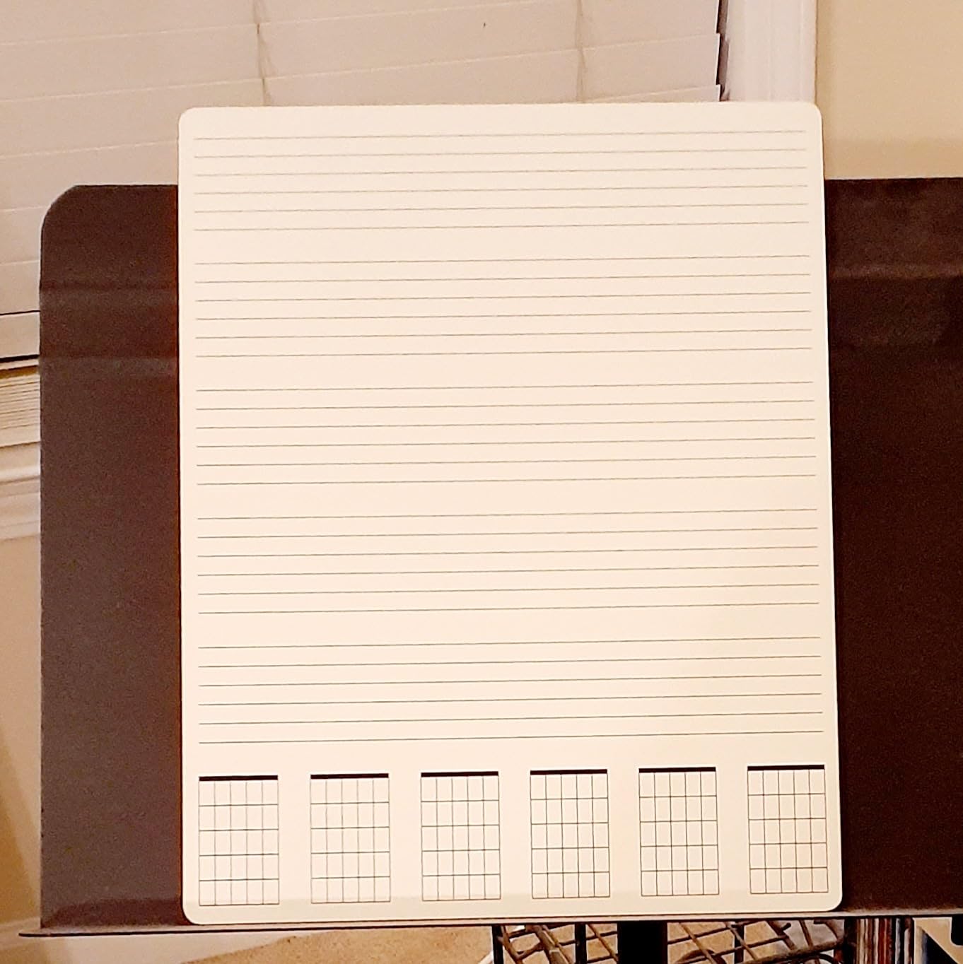 Amazon.com : SCRIBBLEDO Guitar Practice Dry Erase White Board Lapboard ...