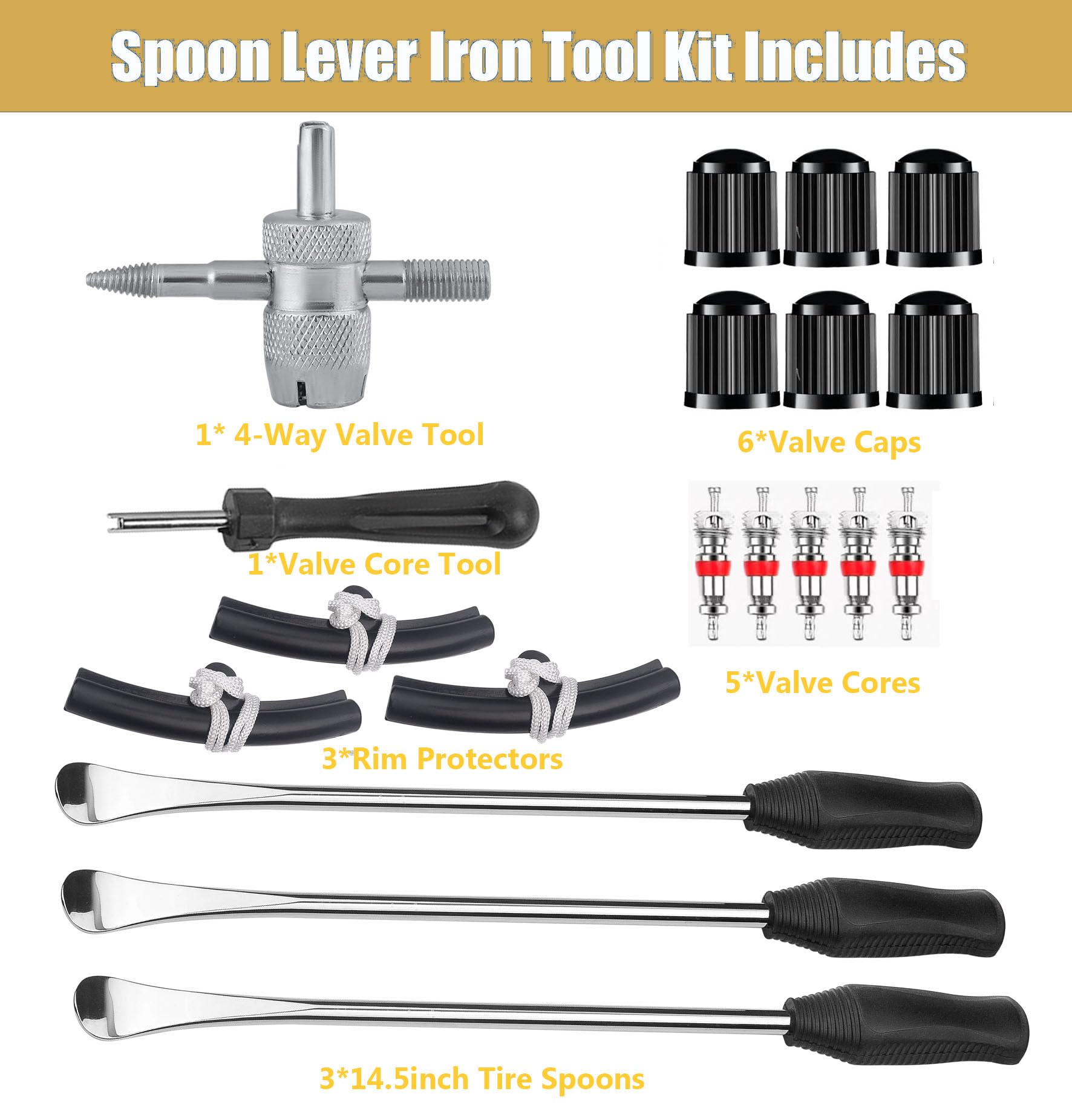 Snapklik.com : 14.5inch Tire Spoons Motorcycle Dirt Bike Tire Changing ...