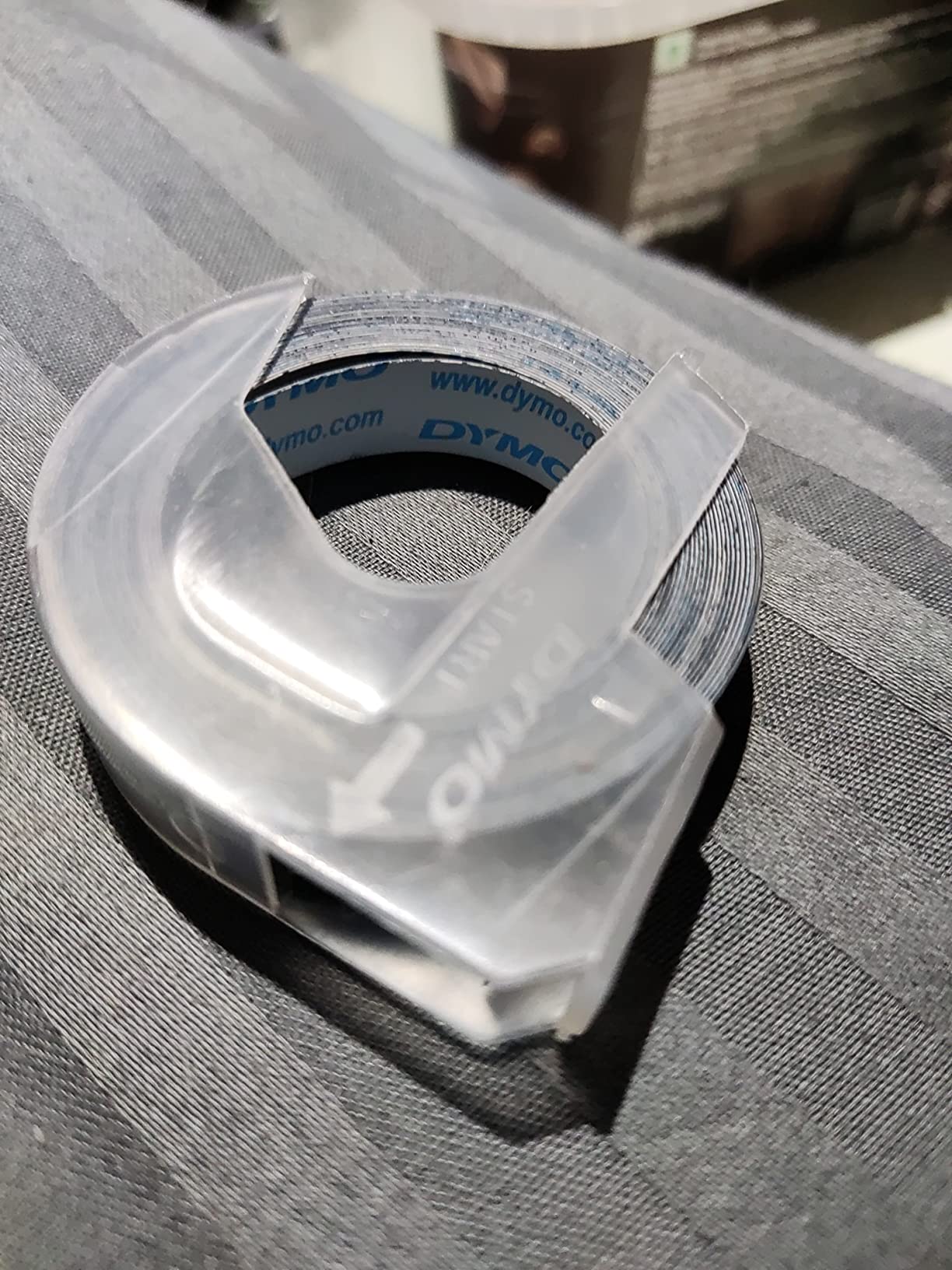 DYMO 3D Plastic Embossing Labels for Embossing Label Makers, White ...