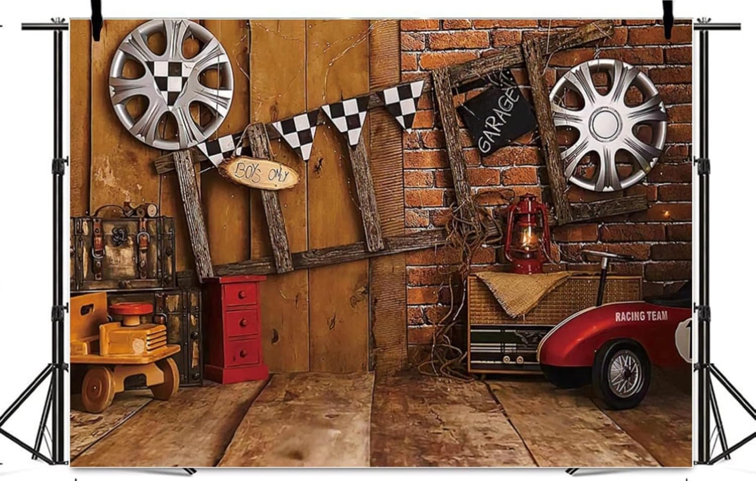 Amazon.com : Mechanic Photography Backdrop Garage Car Repair Tool Room ...