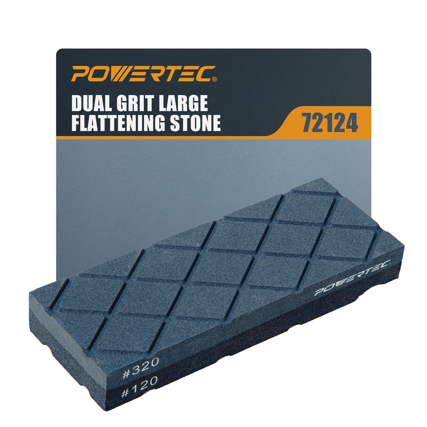 Snapklik.com : POWERTEC Large Flattening Stone, 120/320 Dual Grit ...