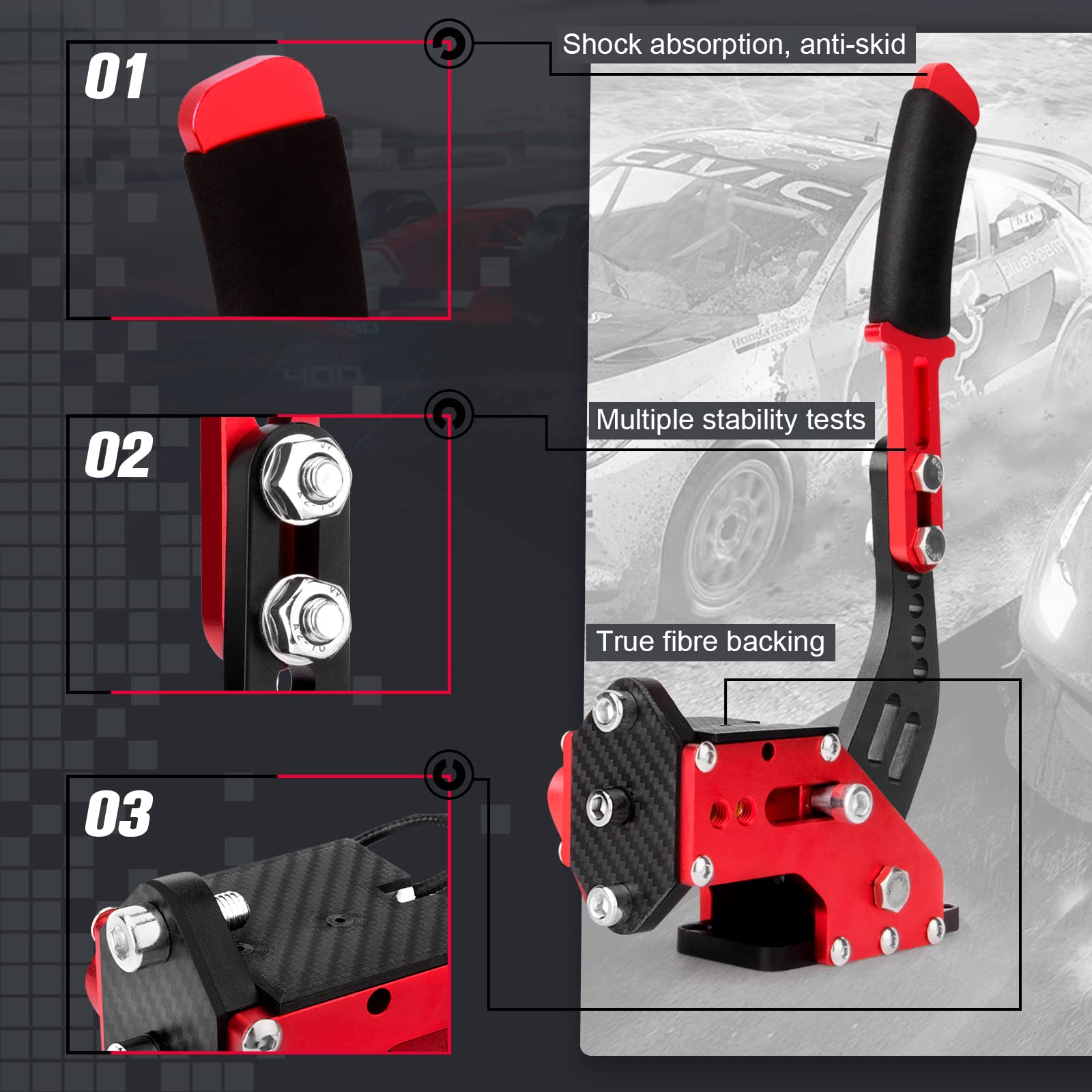 Snapklik.com : 64 Bit USB Handbrake, Upgraded PC Sim Racing Games ...