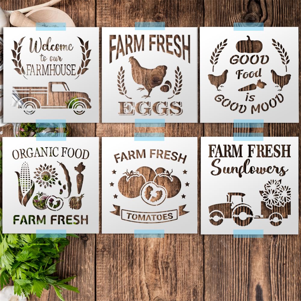 Farmhouse Stencils 20" Farmhouse Stencil Welcome Dairy Jersey Cow Face