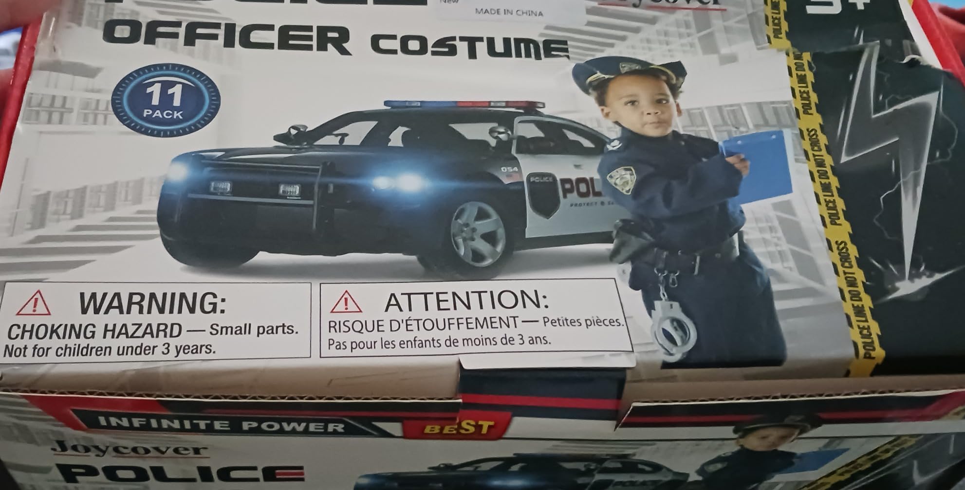 $8/mo - Finance Joycover Police Officer Costume for Kids - Deluxe ...