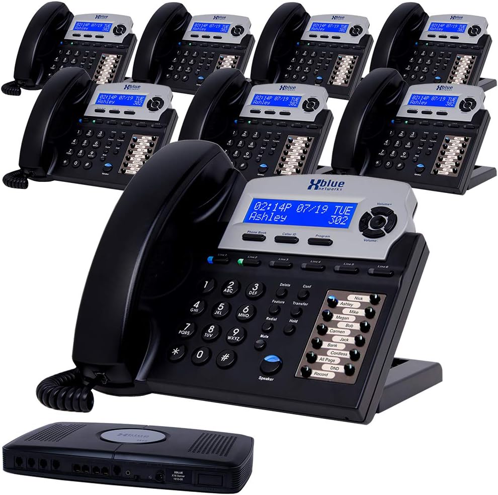 Amazon.com : XBLUE X16 Small Business Phone System Bundle with (4 ...