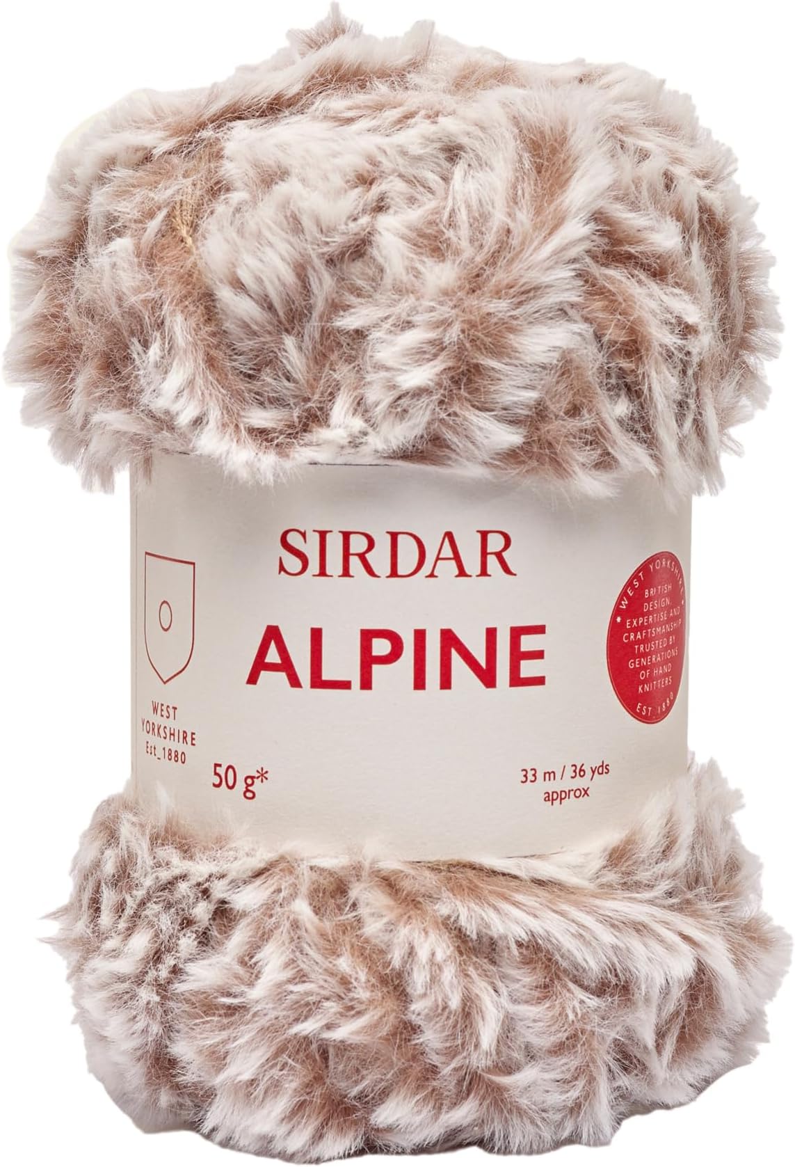 Sirdar Alpine, Luxe Faux Fur Yarn, Seal (402), 50g : Amazon.co.uk: Home ...