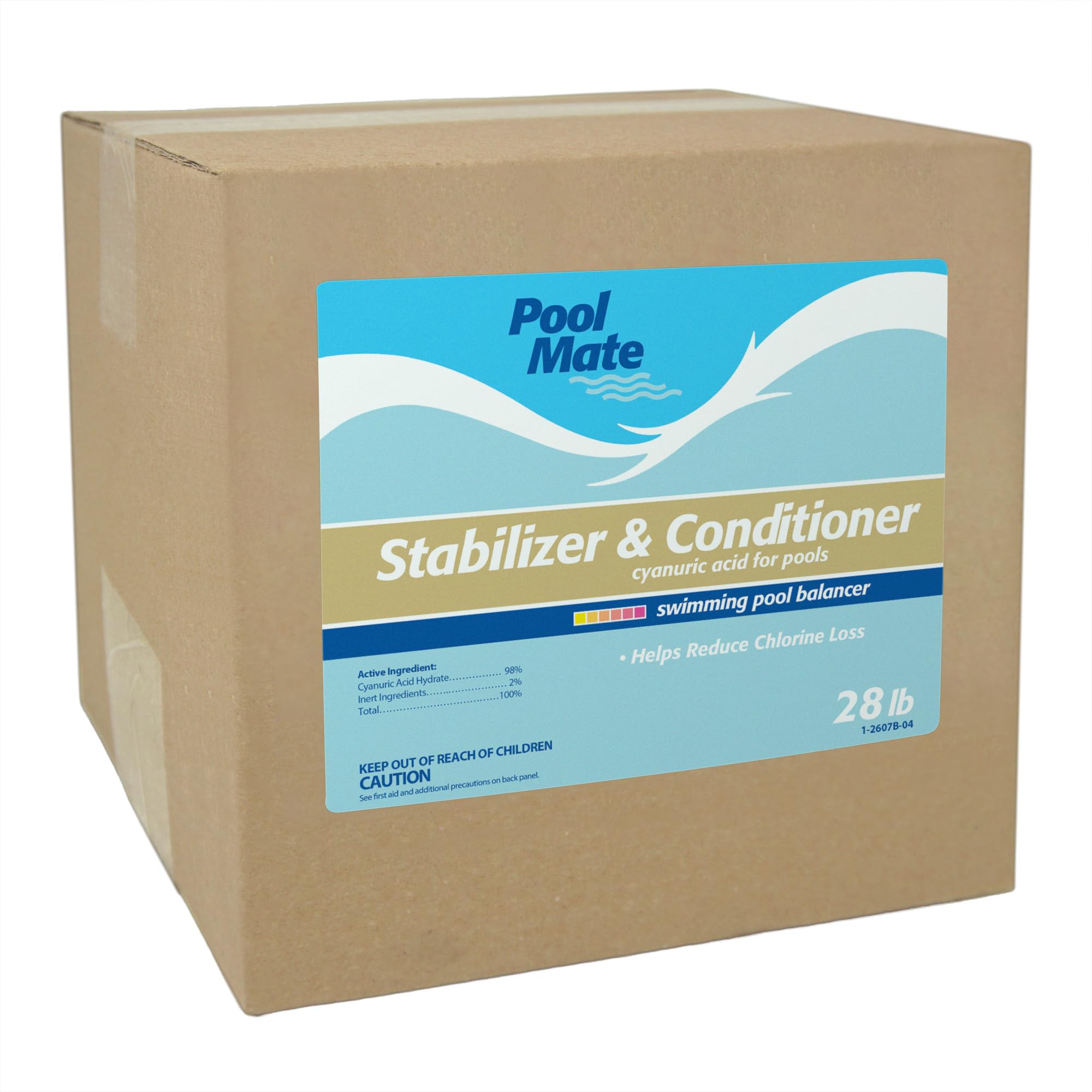 Amazon.com: Pool Mate 1-2607B-04 Pool Stabilizer for Pools, 28-Pounds