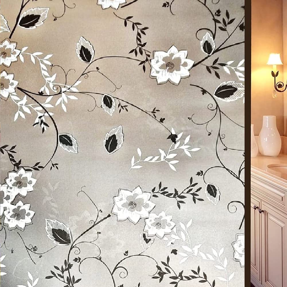 Buy ONEHOME Vinyl Frosted Window Self Adhesive Privacy Glass Film for ...