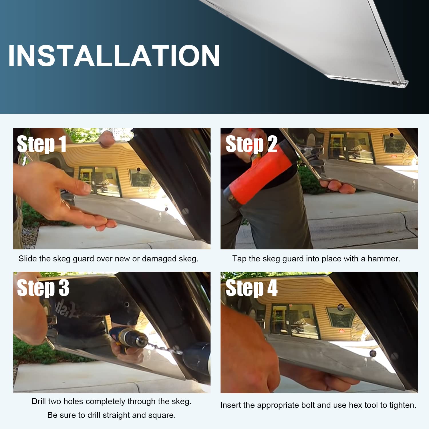 Skeg Guard Protector for Volvo Penta Sterndrive SX Drive Single Prop ...