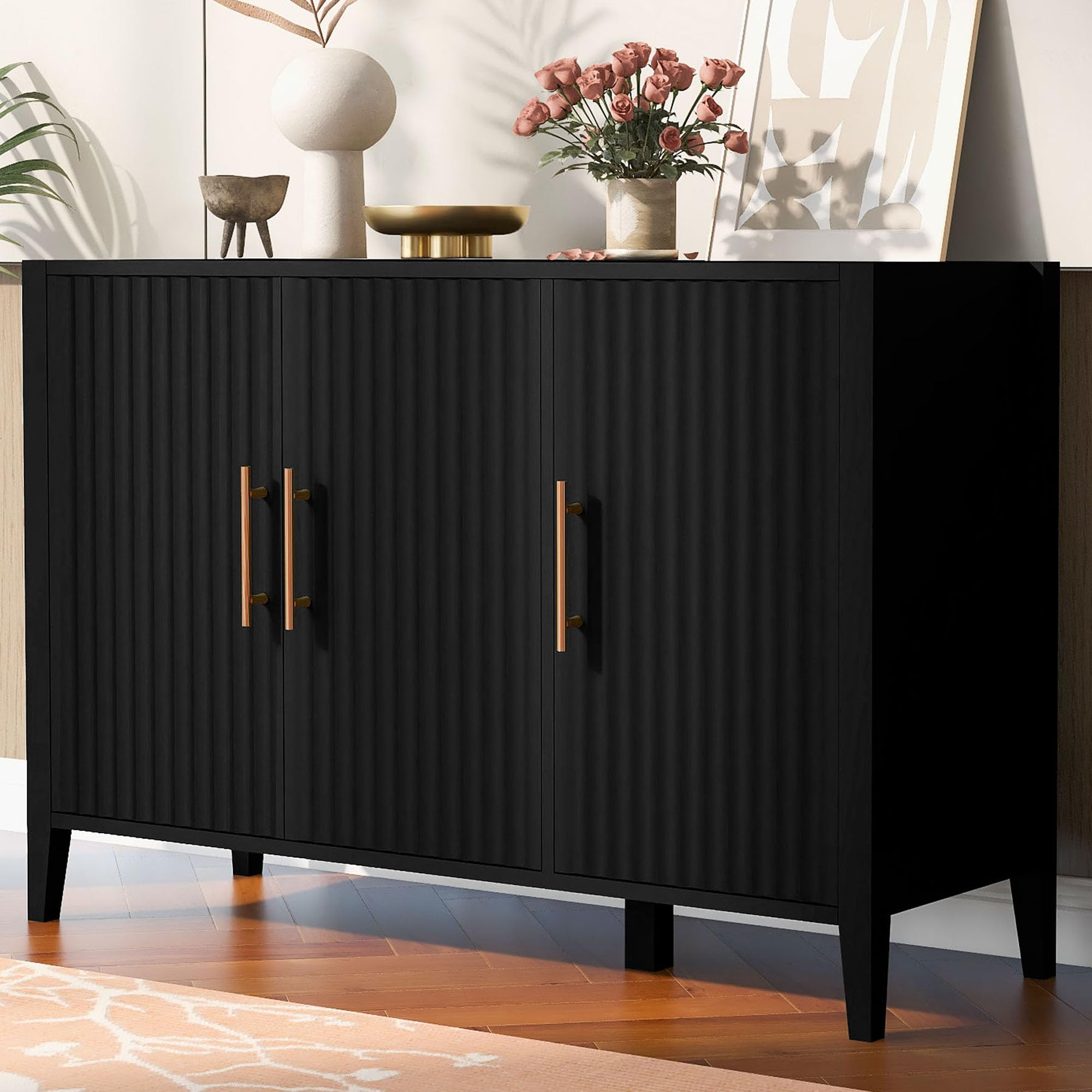 Amazon.com - Amposei Accent Sideboard Cabinet 48-Inch Modern Credenza ...