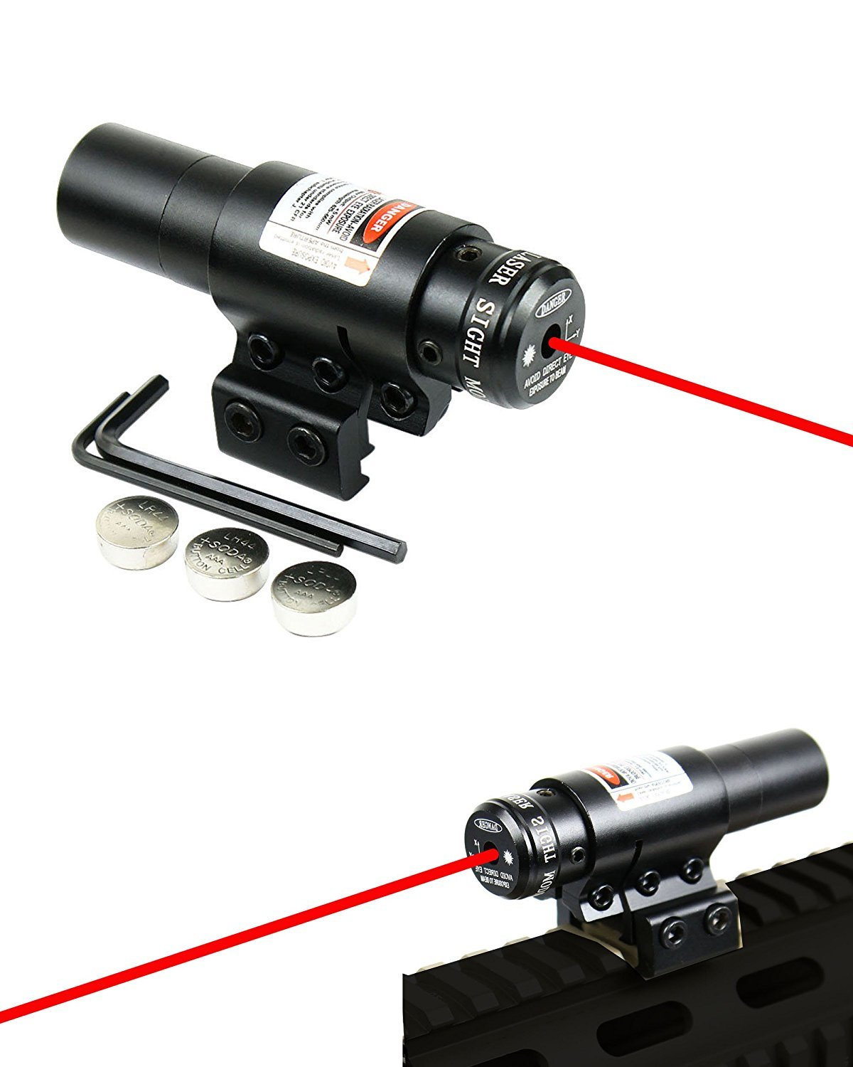 Buy Ledsniper Mini Red Dot Laser for Pistol Hand Airsoft 20-22mm Rail ...