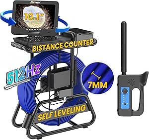 Amazon.com: Anysun Sewer Camera with Locator,Self-Leveling,Distance ...