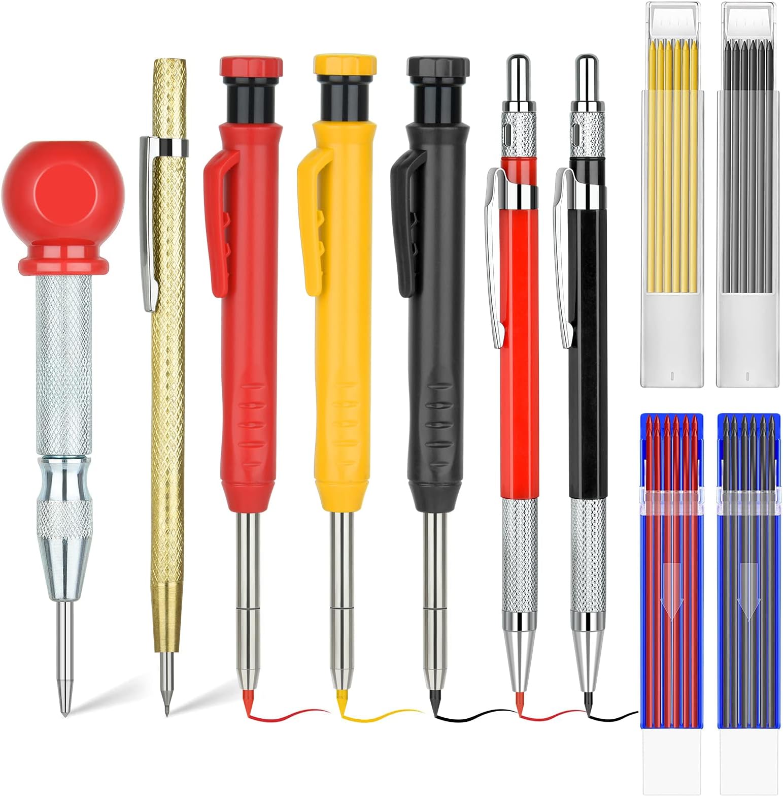 Amazon.com : Carpenter Pencils: 11 Pack Construction Pencil Set with 41 ...