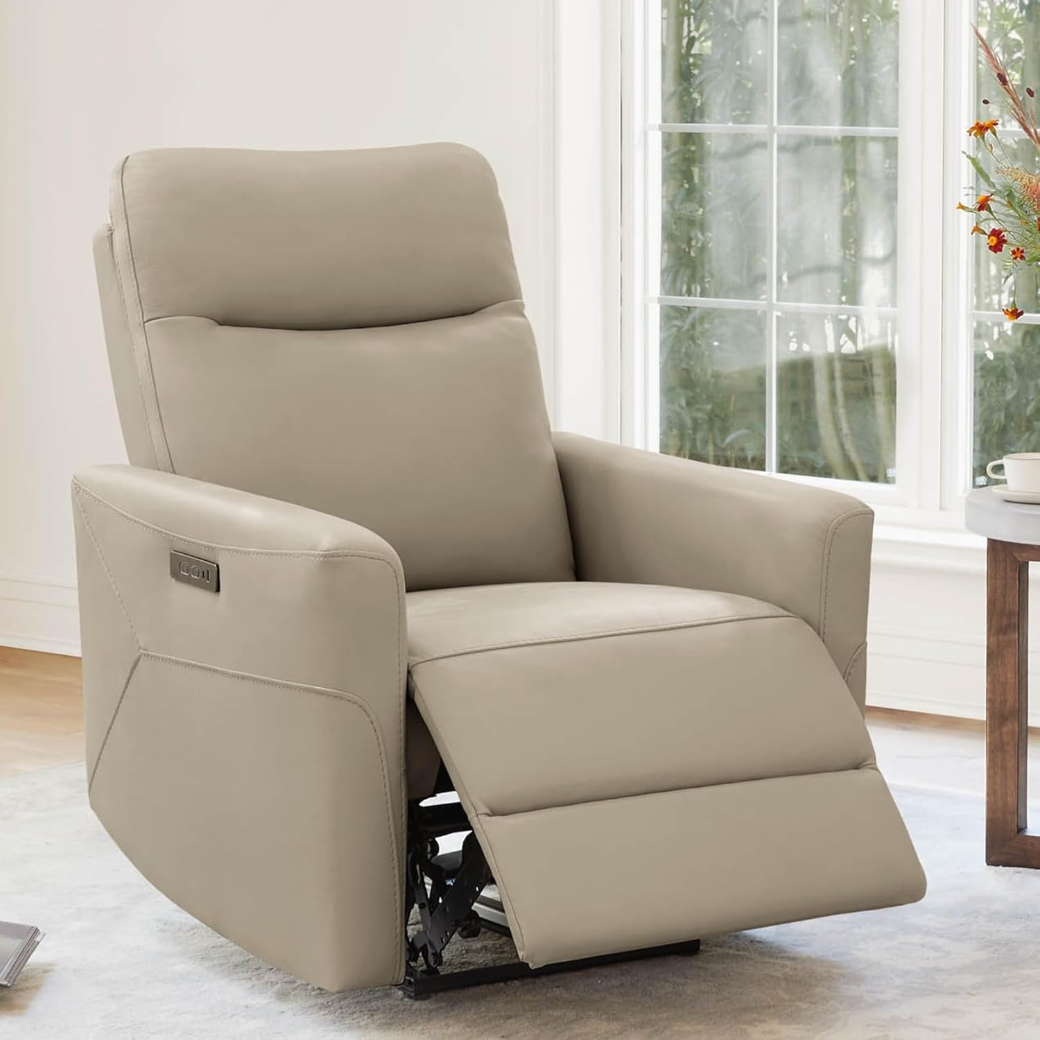 Amazon.com: CHITA Genuine Leather Power Recliner Chair for Adults ...
