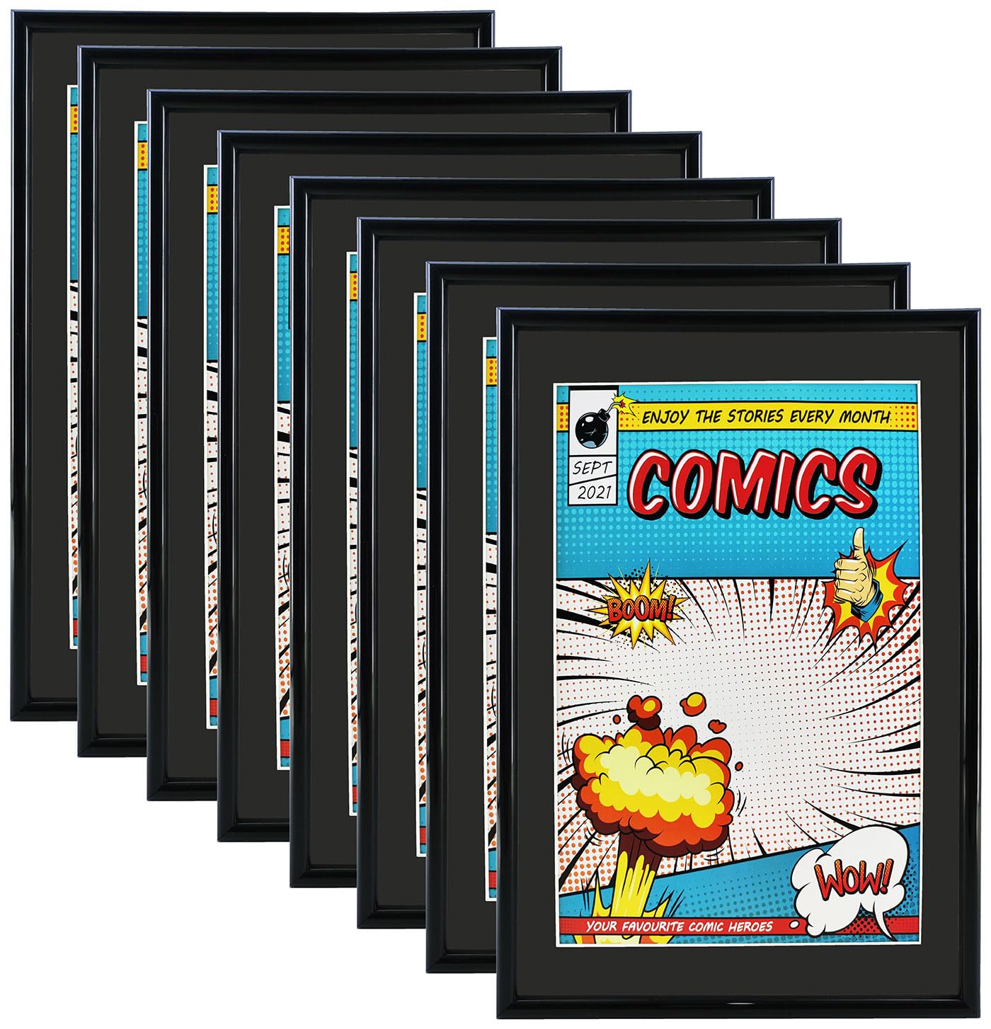 Amazon.com - Memory Keeper Comic Book Frame, 8 Pack, UV Protection ...