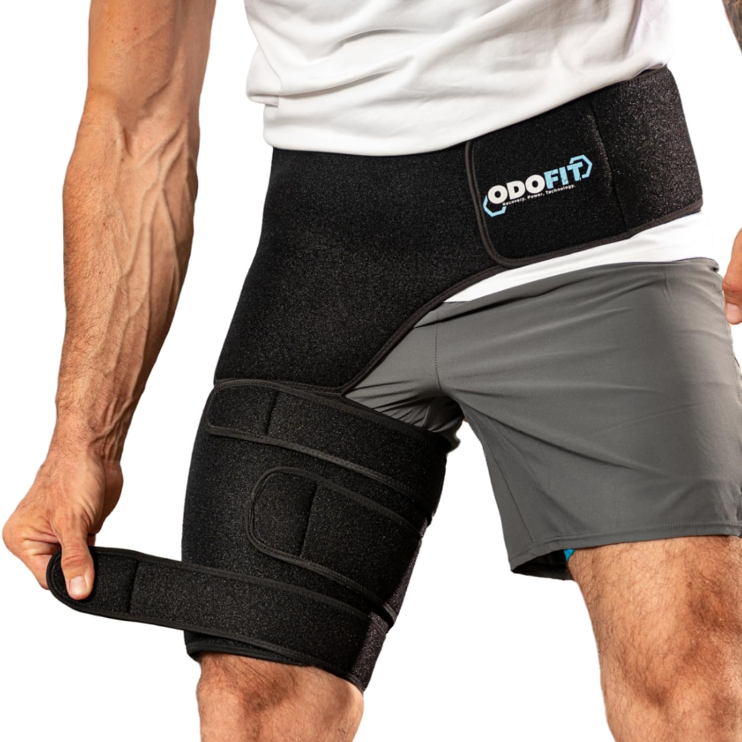 Amazon.com: ODOFIT Ortho Sciatica Pain Relief Hip Brace - Compression ...