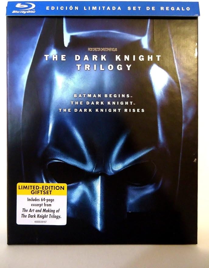 BATMAN BLURAY TRILOGY: BATMAN BEGINS/THE DARK KNIGHT/THE DARK KNIGHT ...