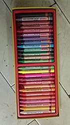Camel Camlin Kokuyo Extra Long Wax Crayons - 24 Shades : Amazon.in ...