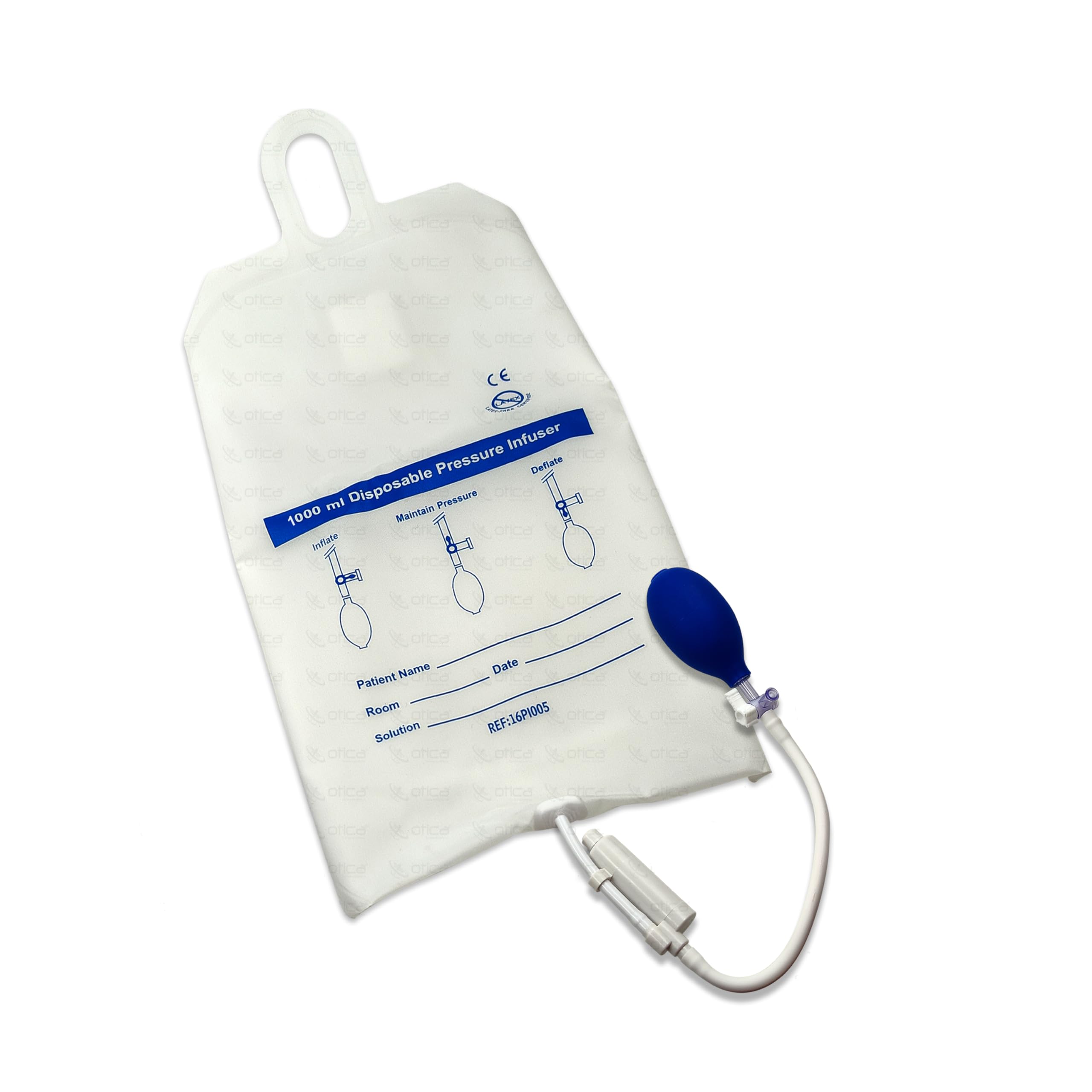 OTICA Pressure Infusion Bag, Medical TPU No Leakage Pressure Infuser ...