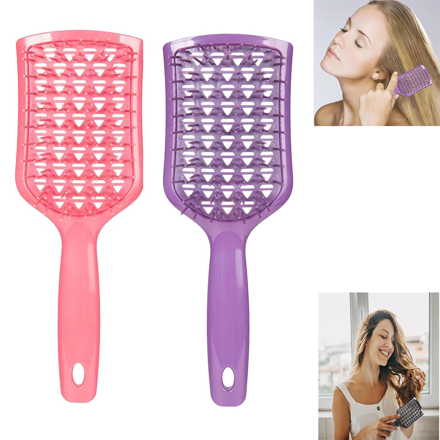 Amazon.com : Detangling scalp brush, Untwisted haibrush, with flexible ...