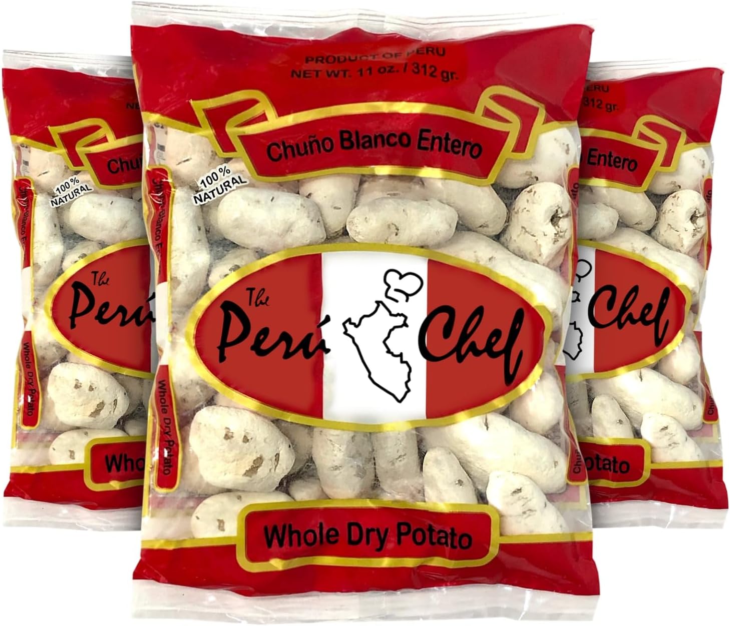 Amazon.com : PeruChef Chuño Blanco Entero 312 gr | White Peruvian Whole ...