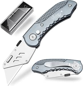 Vickay Utility Knife Heavy Duty Box Cutter with 5 SK5 Quick Change ...