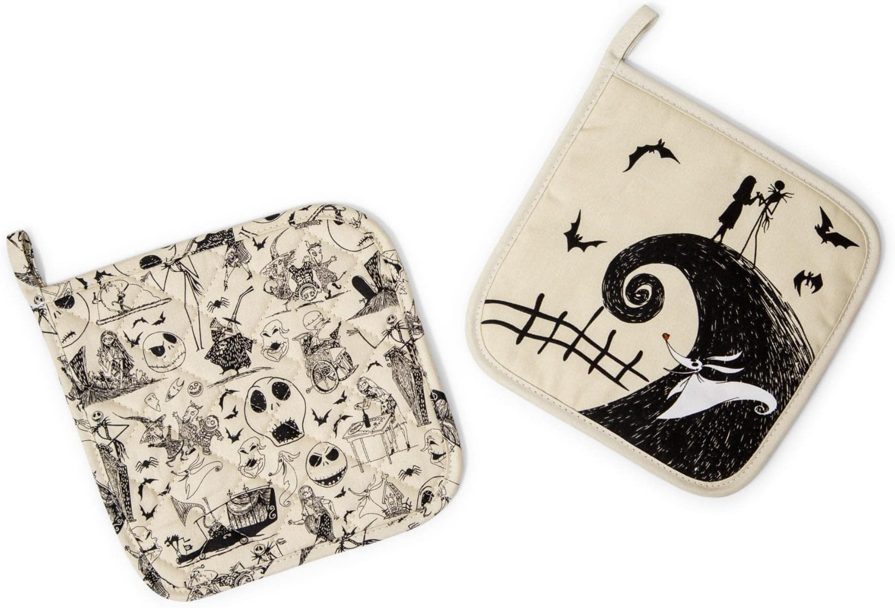 Amazon.com: Disney The Nightmare Before Christmas Kitchen Pot Holders ...