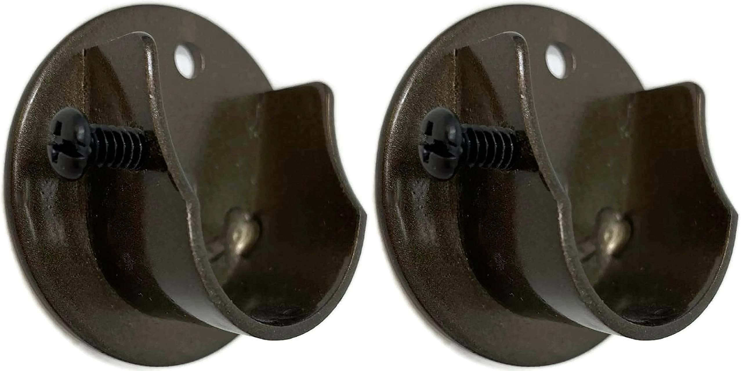 Amazon.com: 7/8" to 1" Inside Mount Curtain Rod Bracket Socket for ...